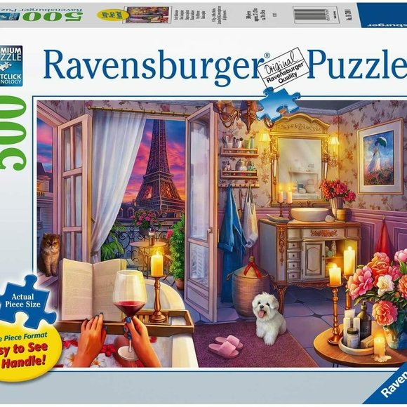 Ravensburger | Games | Ravensburger Cozy Bathroom 50 Large Piece Puzzle ...